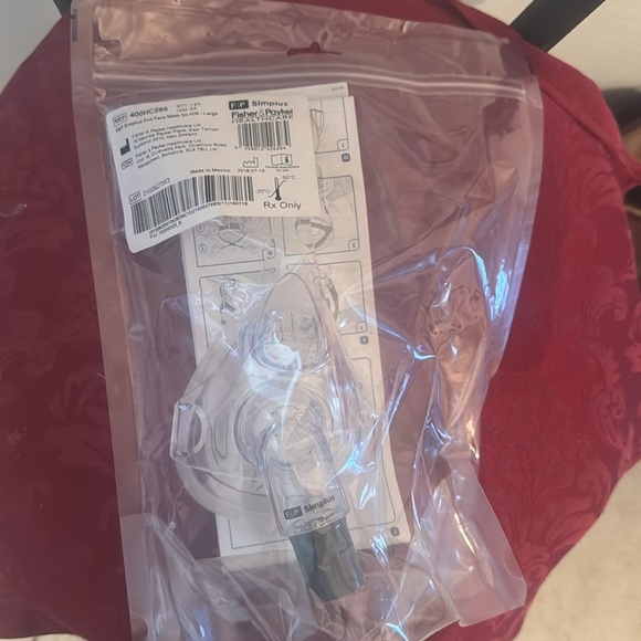 F & P | Other | Nwt Fisher Paykel Simplus Full Face Cpap Simplus Frame ...